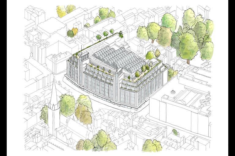 Green light for Emrys Architects’ £120m refurb of landmark Kensington ...